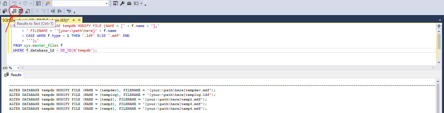 Sql Server Move Tempdb Files Scripting Library Wetory